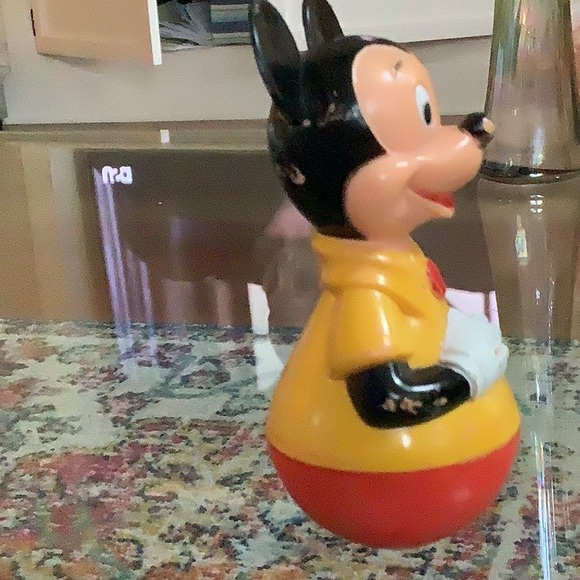 Disney | Toys | Vintage 975 Mickey Mouse Weeble Wooble Disney Made Of ...